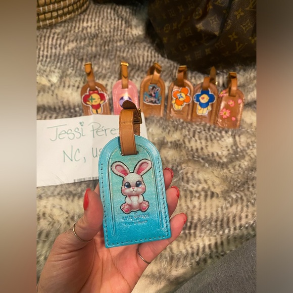 Louis Vuitton | Accessories | Authentic Louis Vuitton Name Tag Hand ...